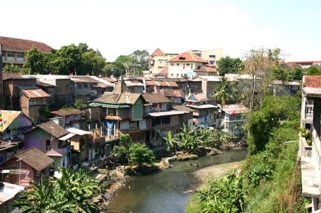 Río Kali Code (Yogyakarta) Indonesia