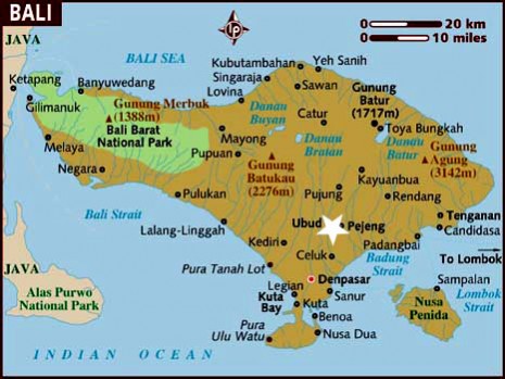 Ubud (Bali) Informacion y mapa