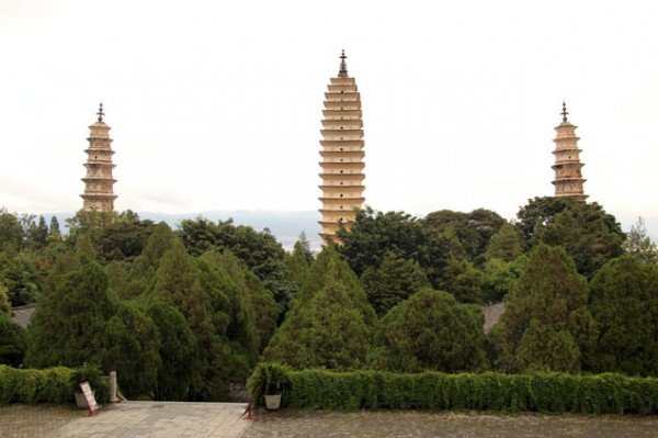 Tres Pagodas (Dali) Símbolo de la ciudad , tesoro de Yunnan