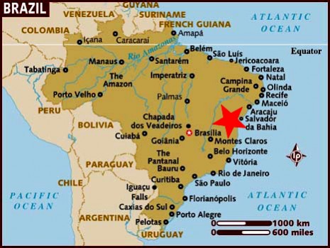 Bahía (Brasil) Información de interés y mapa