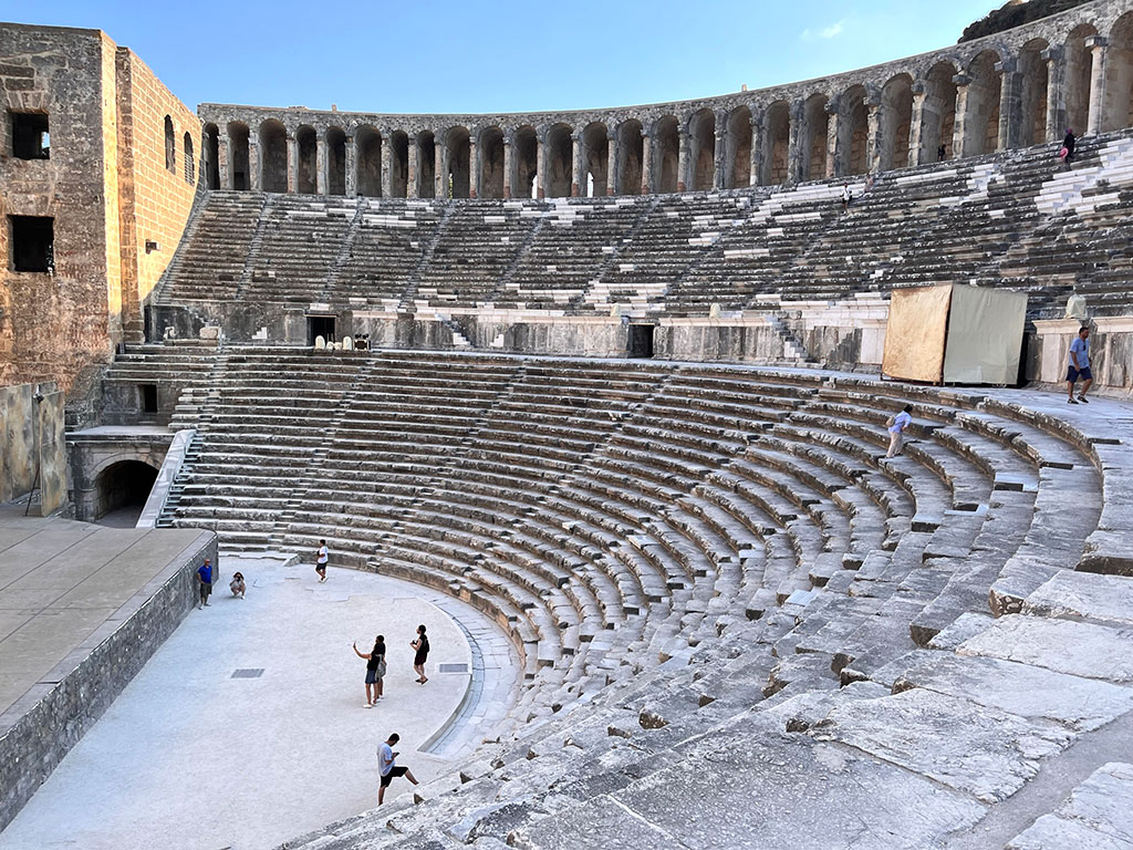 Aspendos, Turquía, El teatro mejor conservado del mundo